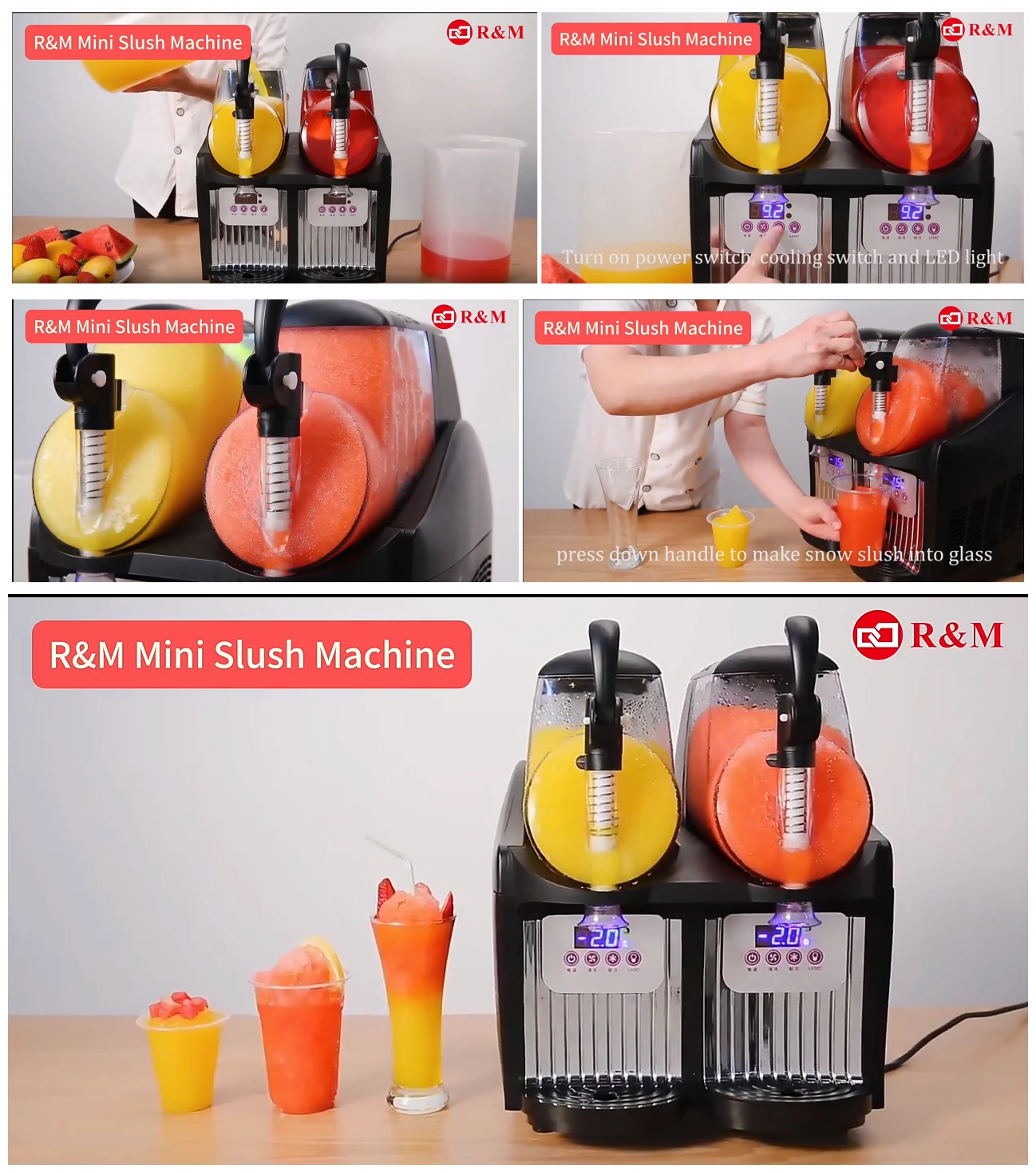 Mini Slush Machine - Perfect for Home & Small Businesses