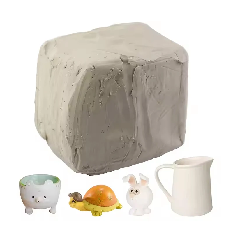 Reart 10lbs Natural Air-Dry Gray Modeling Clay Set for Crafts
