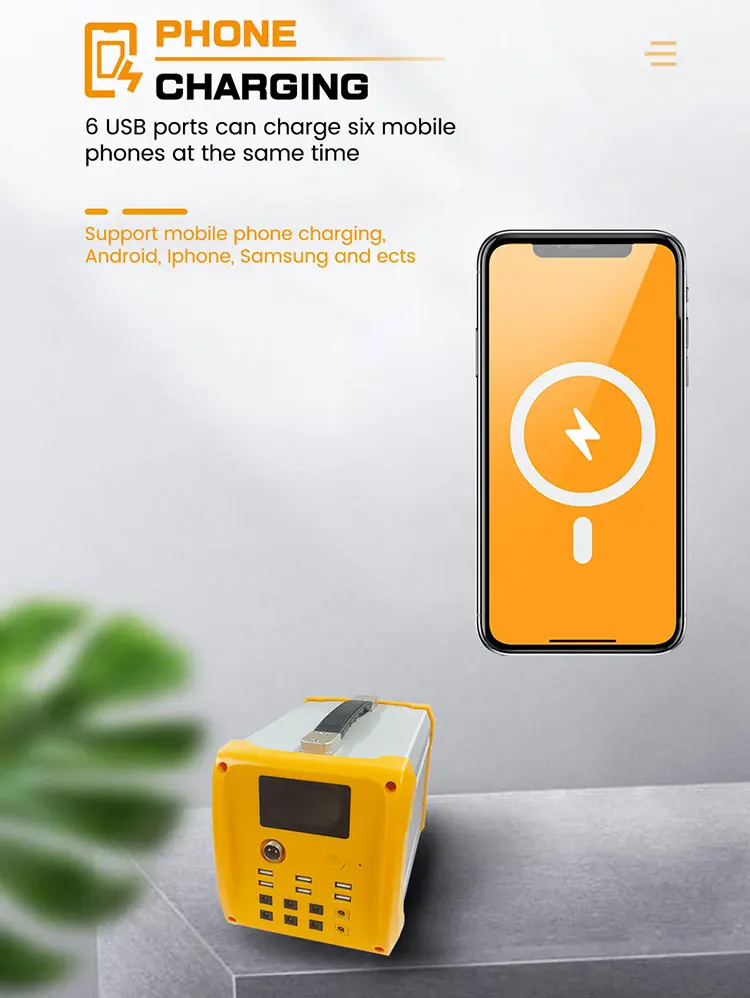 Portable Power Station Energy Storage Mini Solar Power Lights Small Led ...