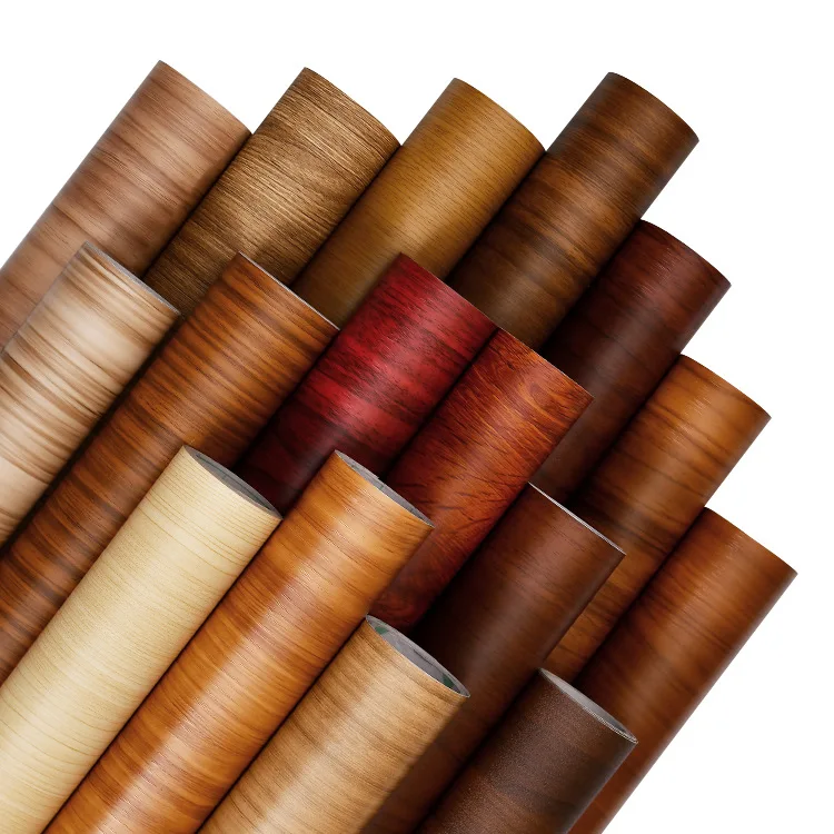 PVC wood grain wall stickers Waterproof and moisture-proof tape ...
