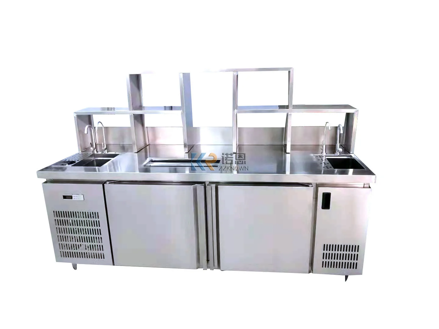 Stainless Steel Workbench Water Bar Design Milk Tea Shop Equipment ...