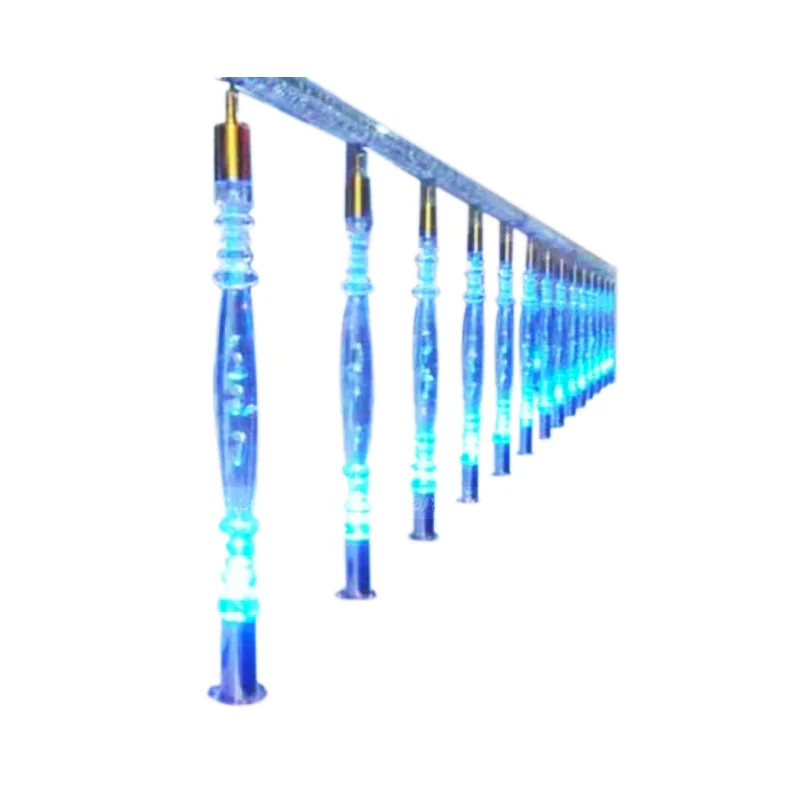 Indoor Led Light Acrylic Stairs Baluster,Home Clear Staircase - Buy ...
