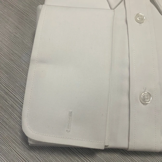 Mens Pin Collar White Dress Shirts - French Cuff Style