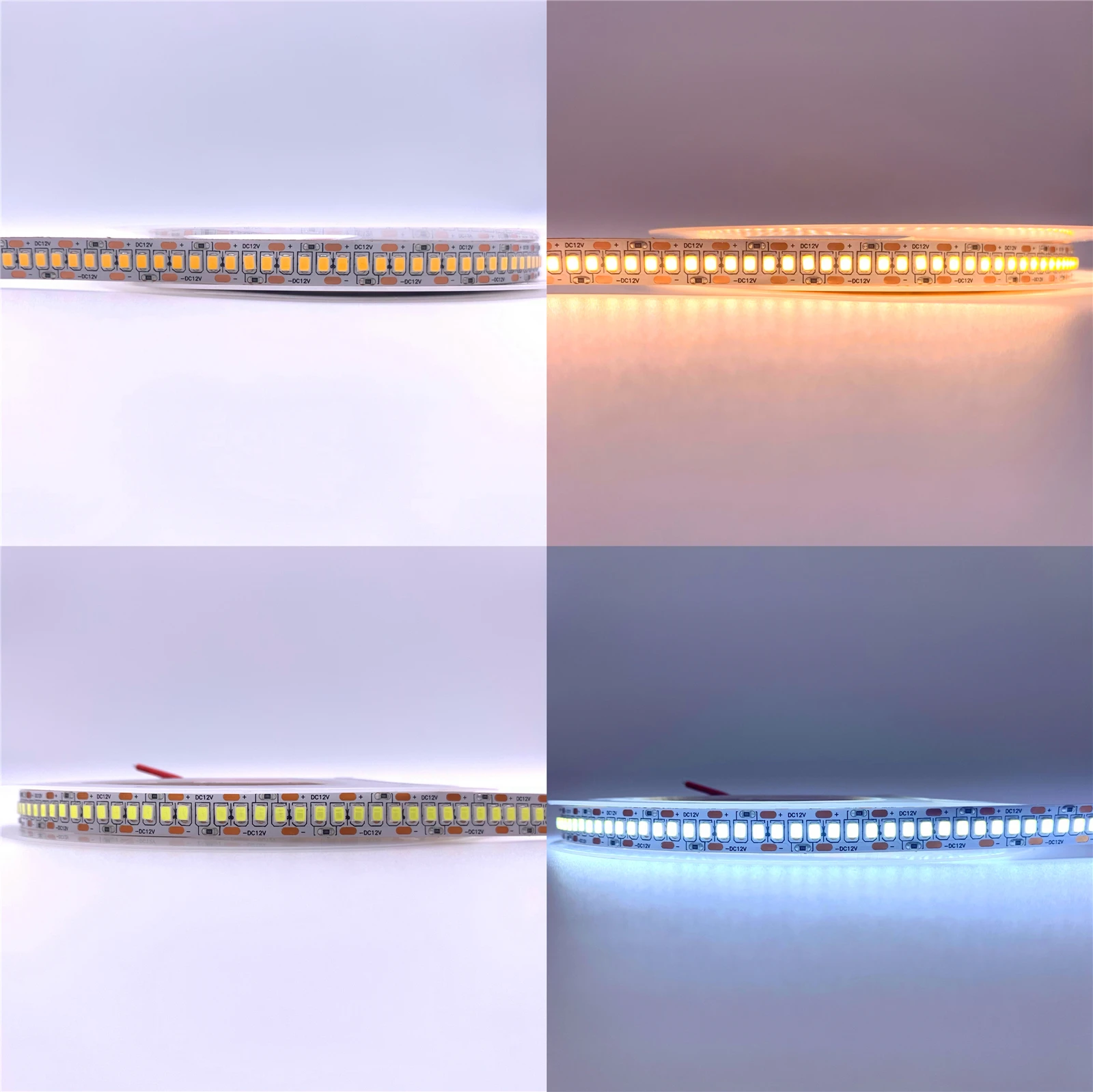 Dc12v Dc24v 8mm Width 2835 120leds/m 1700k 1800k 2000k 2200k 2300k ...