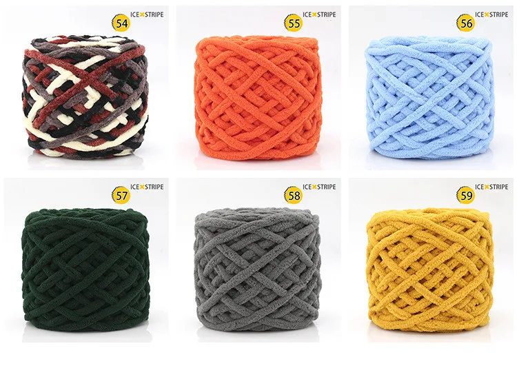 Multi-color Chunky Crochet Yarn - Perfect for DIY Crafts