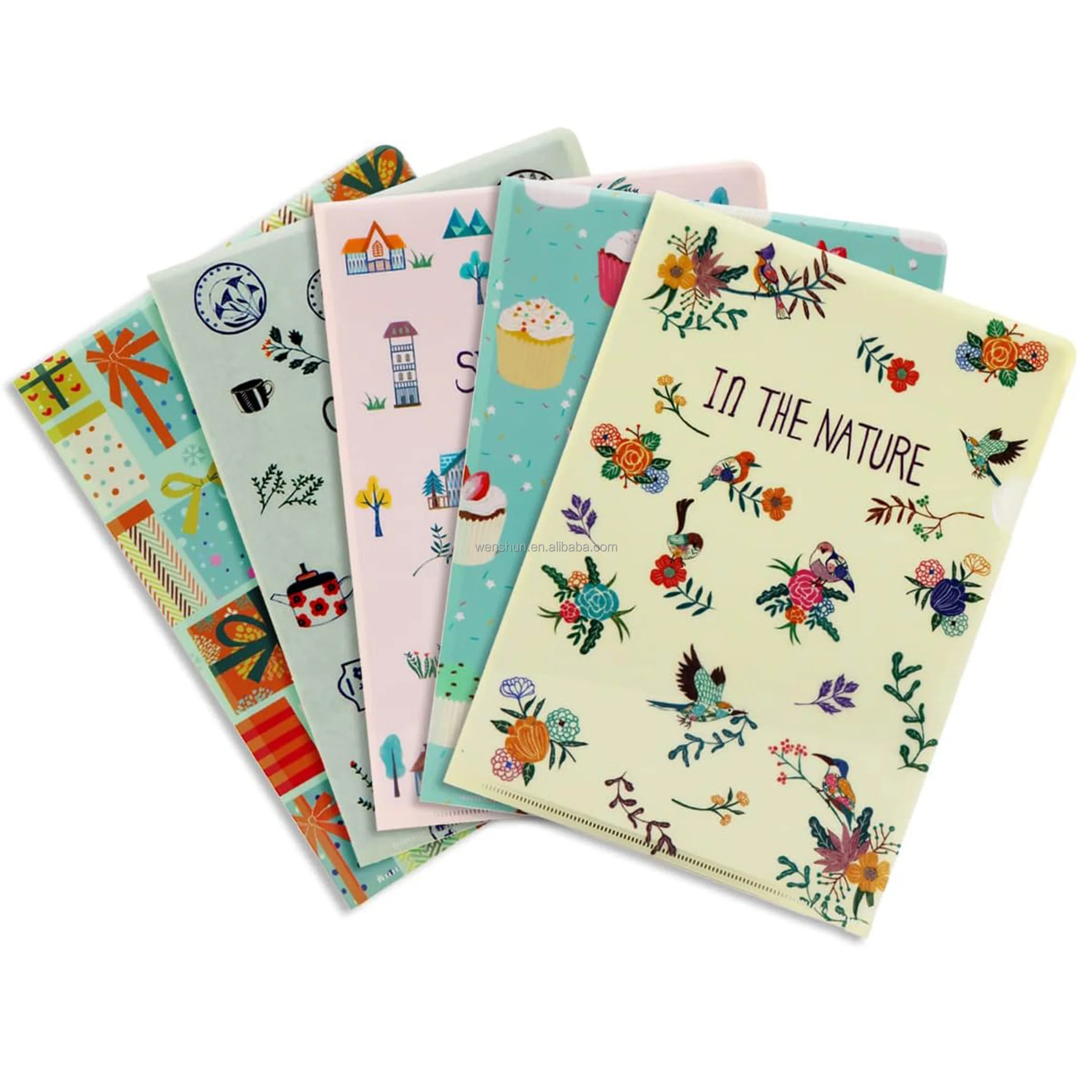 Factory L Shape File Folder A4 Plastic File Holder Organizer Customized ...