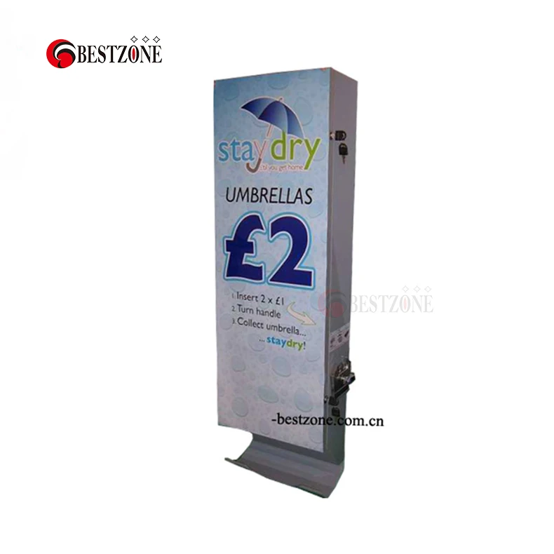 Low Cost Wall Mounted Mechanical Umbrella Vending Machine