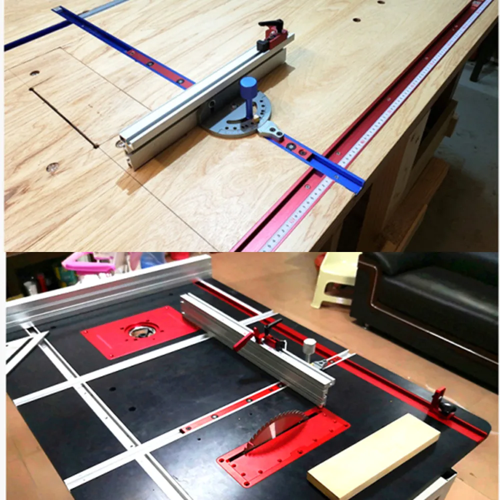 Aluminium Profile Fence And Woodworking T-slot Sliding Bracket ...
