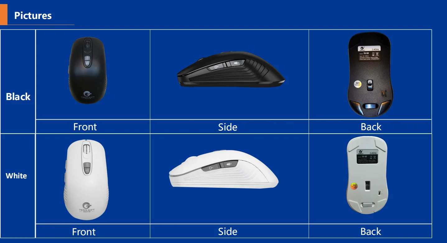 Tess Gift New Ai Voice Wireless Mouse Translate 112 Languages High End ...