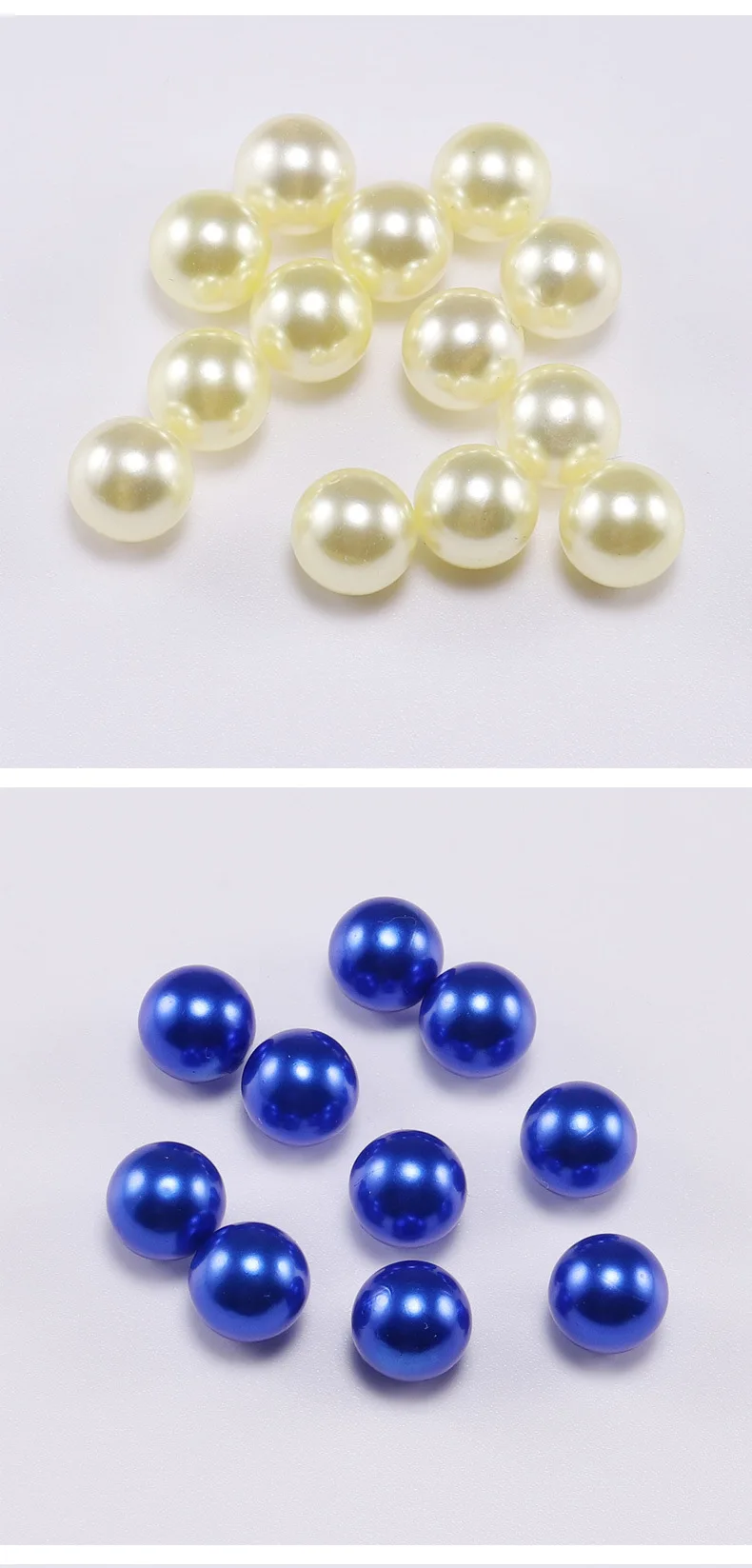 JC Crystal Wholesale Colorful 6-10mm 250g/bag ABS Pearl Beads with Hole ...