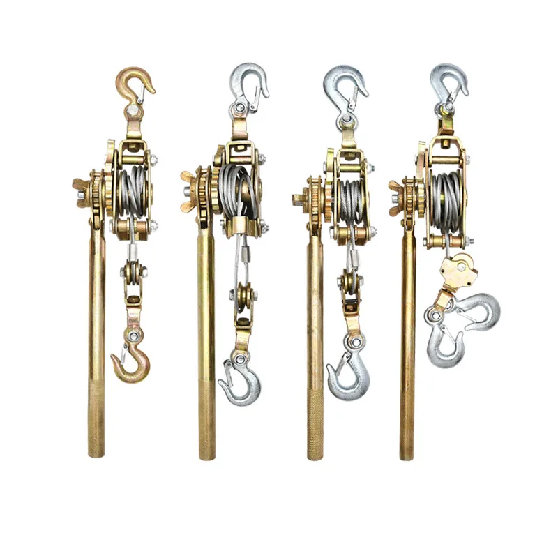 2 Ton Ratchet Wire Rope Puller Hand Power Portable Ratchet Cable Puller ...