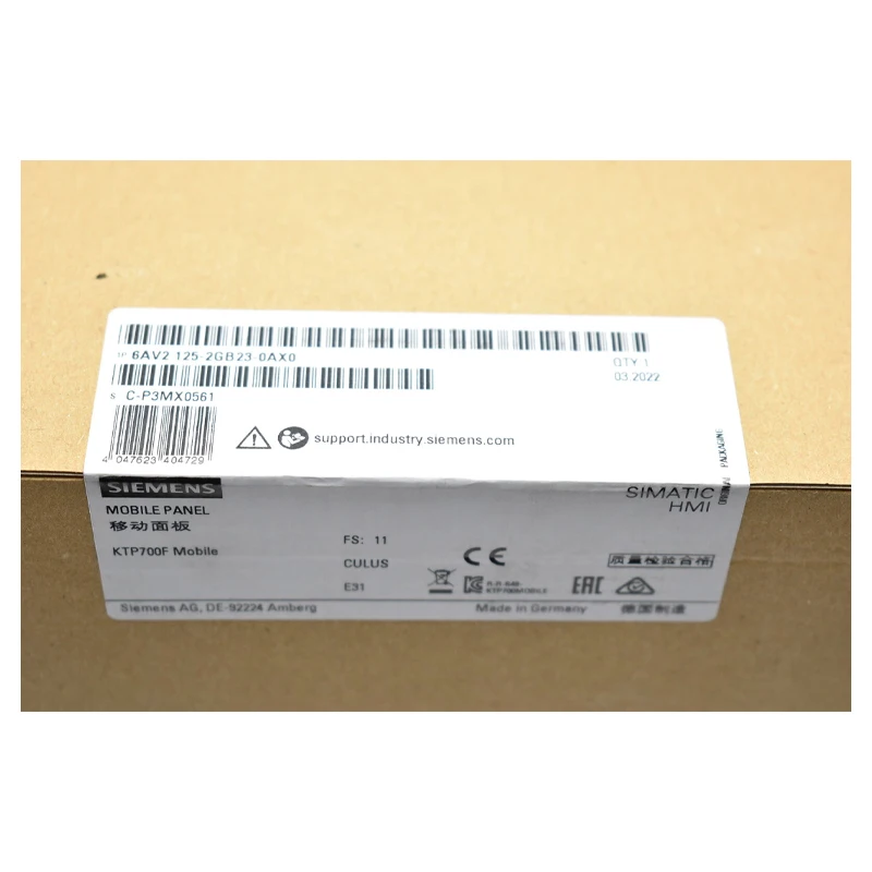 Siemens Simatic Hmi Ktp700f Mobile Touch Screen Panel 6av2125-2gb23 ...