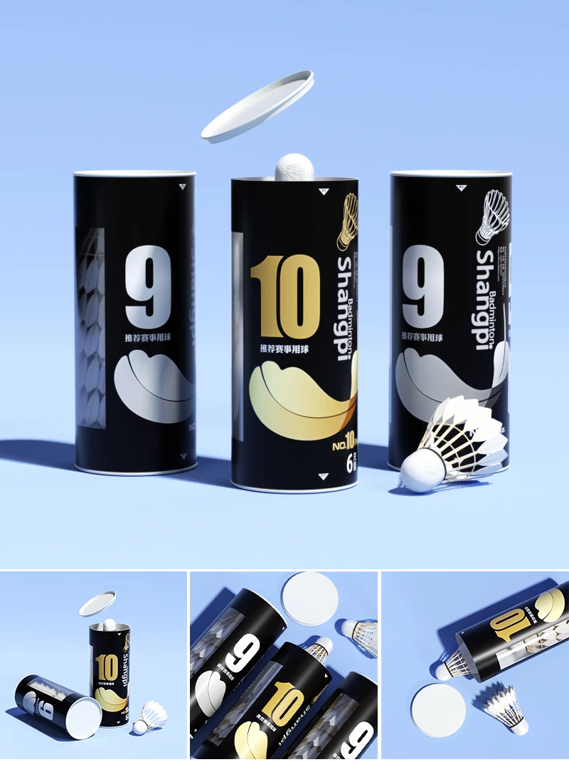 100% Biodegradable Eco Friendly Cylinder Badminton Paper Tube For ...