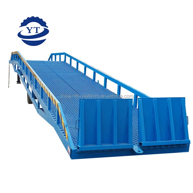 Hydraulic Manual Container Loading Ramp Mobile Forklift Ramps Dock Leveler Ramp| Alibaba.com