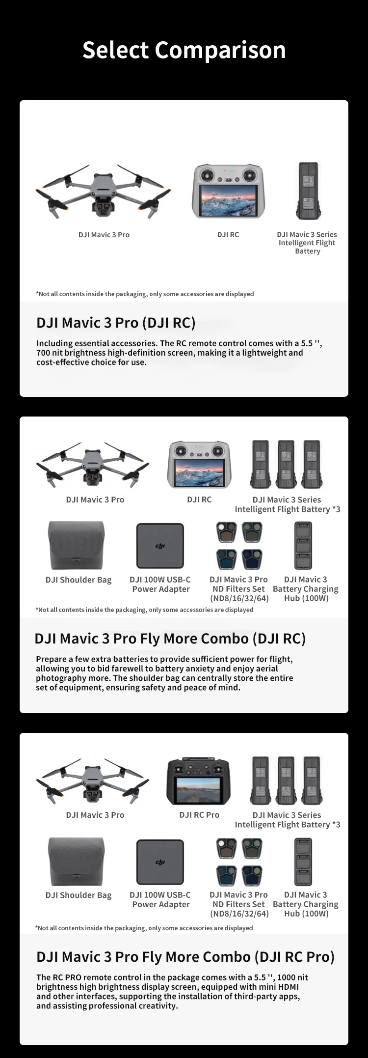 43-mindji Dual Tele Cameras Dji Mavic 3 Pro Drone Mavic 3 Pro Fly More ...