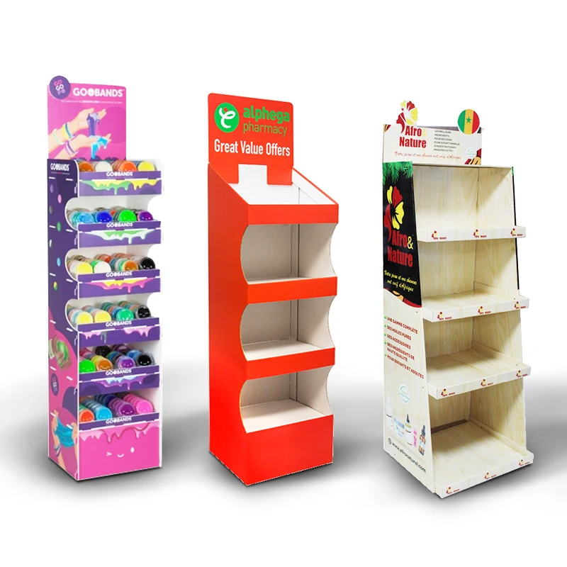 Honeycomb Cardboard Racks - Customizable Retail Displays