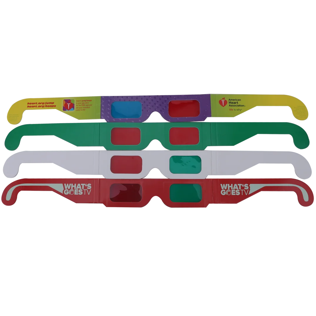 JAXY Paper 3D Secret Decoder Glasses - Educational Fun