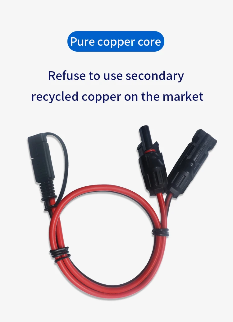 12awg Solar Female Male Connector To Sae Cable Pv Extension Wire With ...