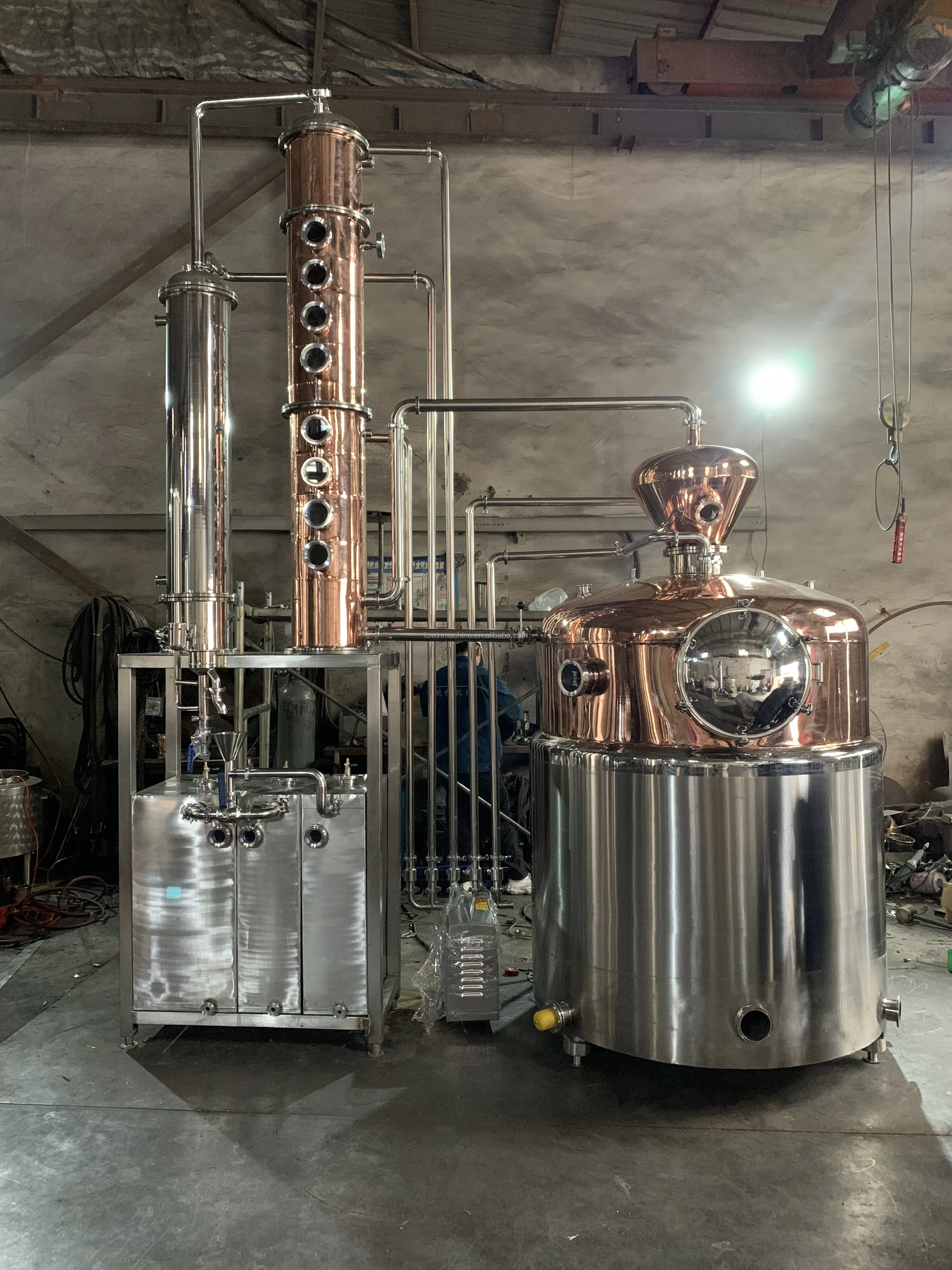 2" 3" 4" 6" 8" 10" 12" Inch Red Copper Bubble Plate Alcohol Distiller ...