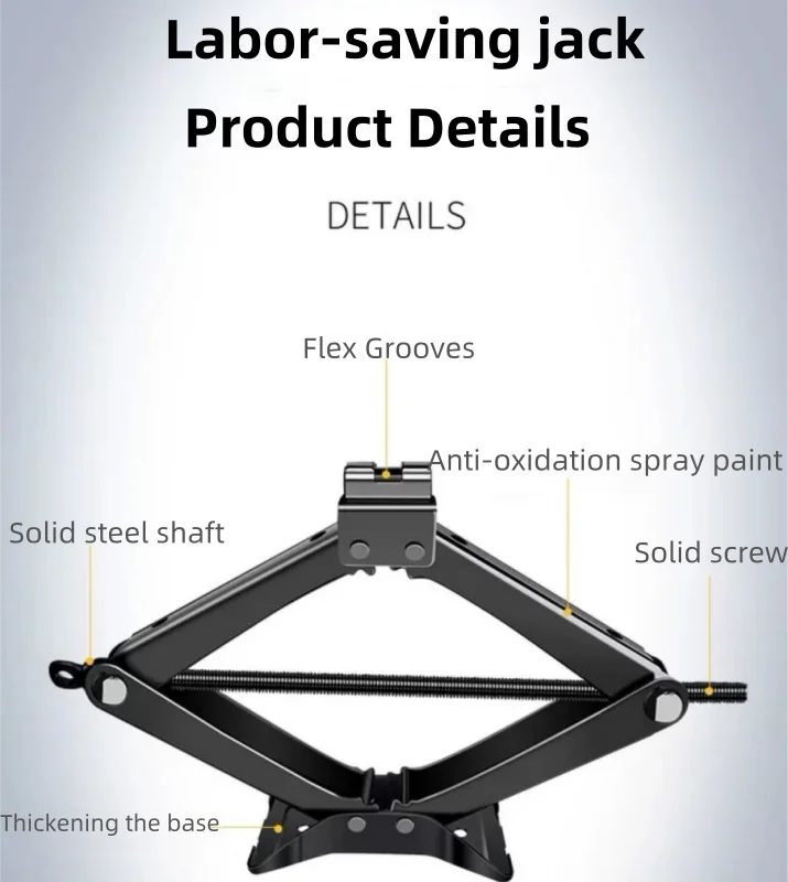 Toryin Hand Rocker Electric Crown Bracket Scissors Type Jack