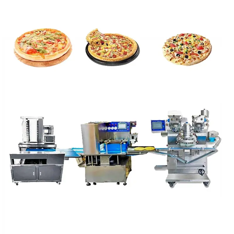 Multi-function Fully Automatic Pizza Production Line Pizza Dough ...