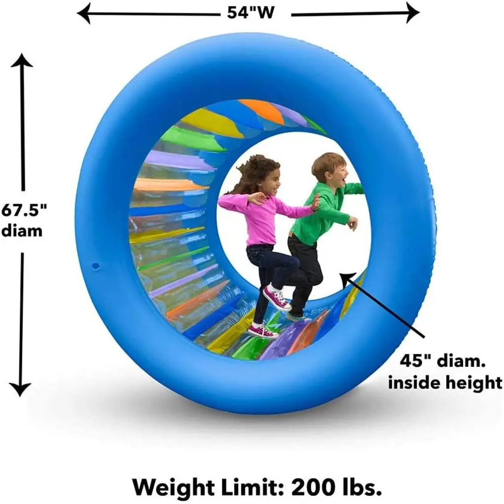 Giant Inflatable Rolling Wheel Outdoor Activities For Kids And Adults ...