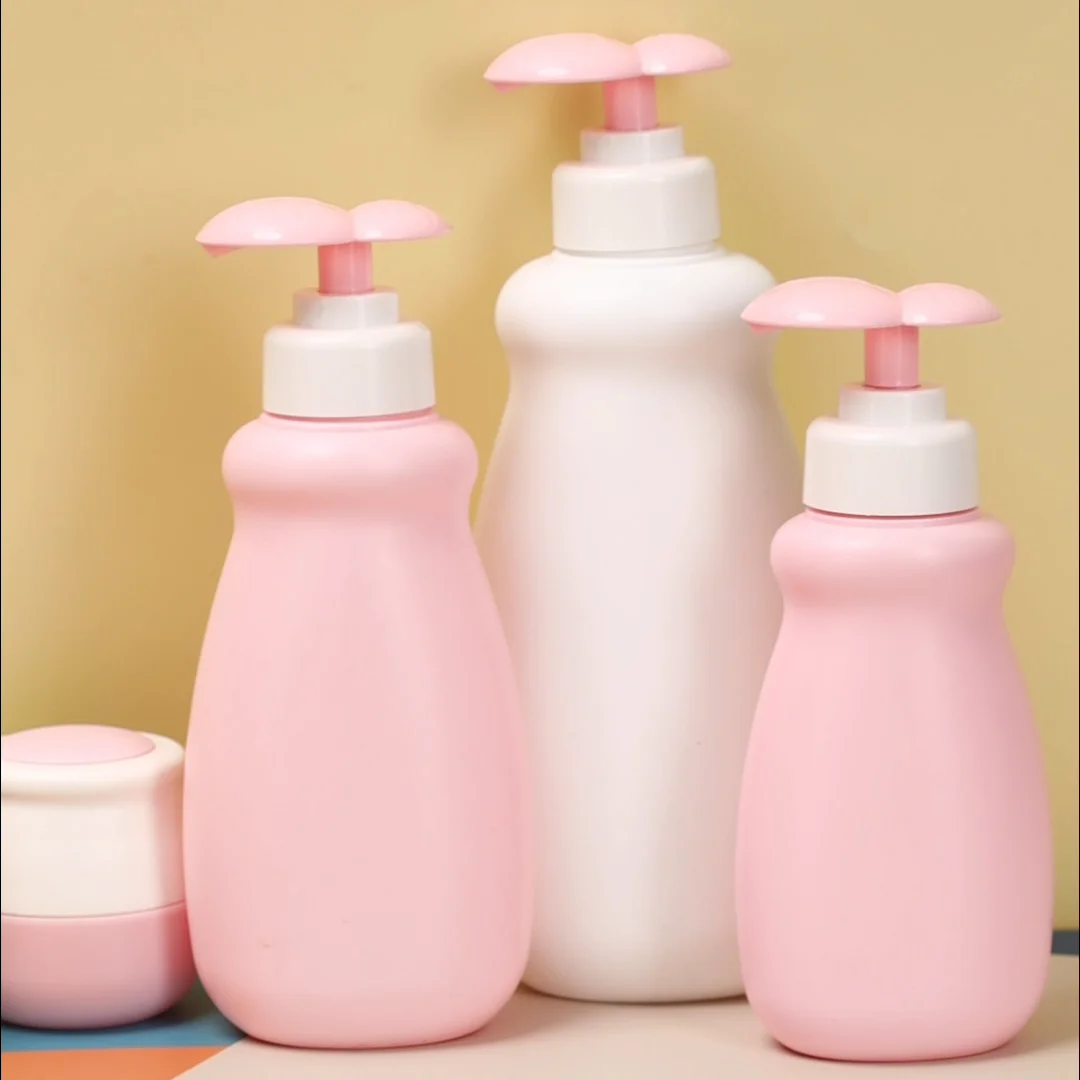 200g Pink Cream Container Luxury Plastic Body Face Cream Jar Skincare ...