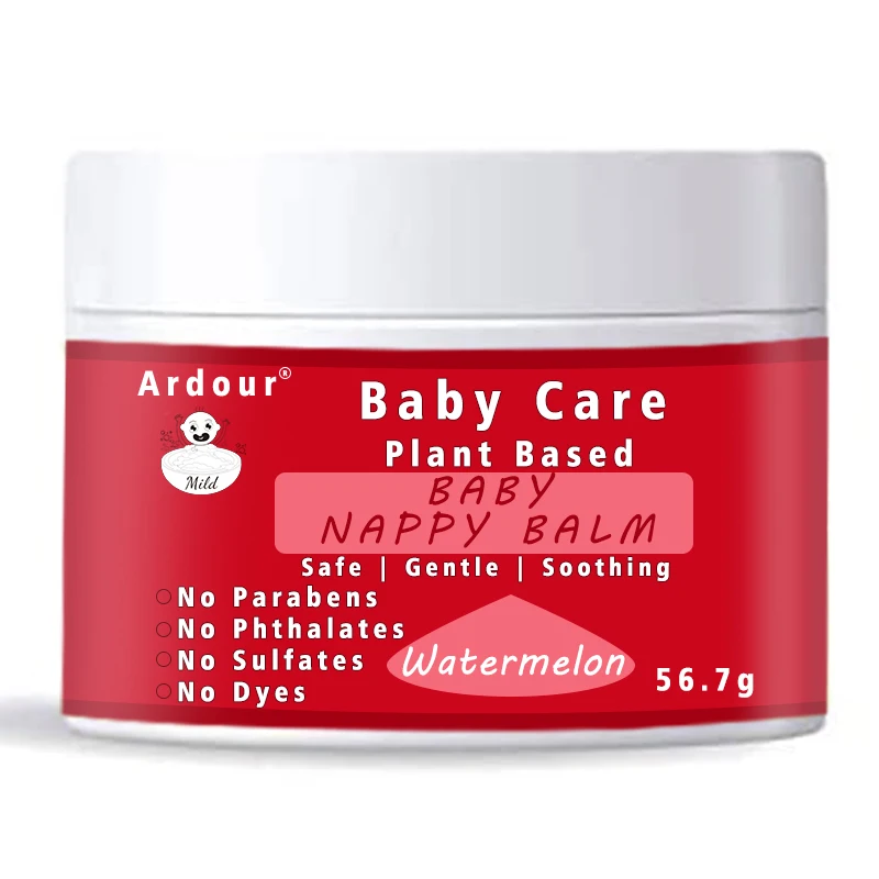 Watermelon Organic Diaper Rash Care for Baby Diaper Rash Healing Balm ...