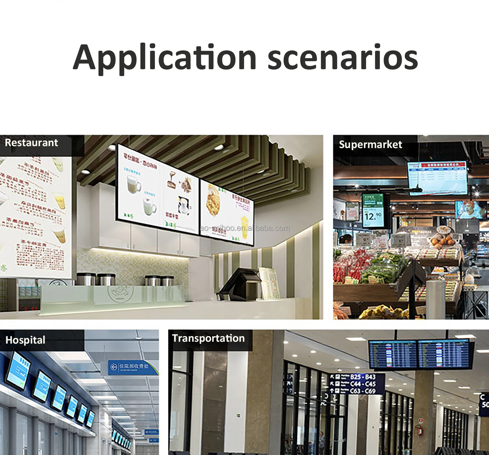 32 Inch Smart Display Signage with Android - High-resolution