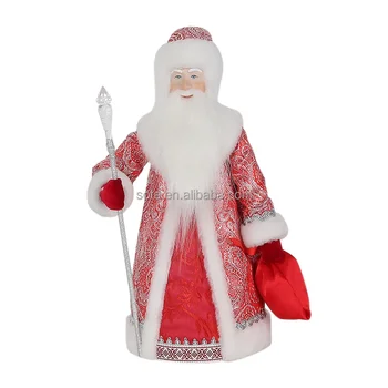 Red 30/40/50 Cm Standing Santa Claus Christmas Santa Decorations Red ...
