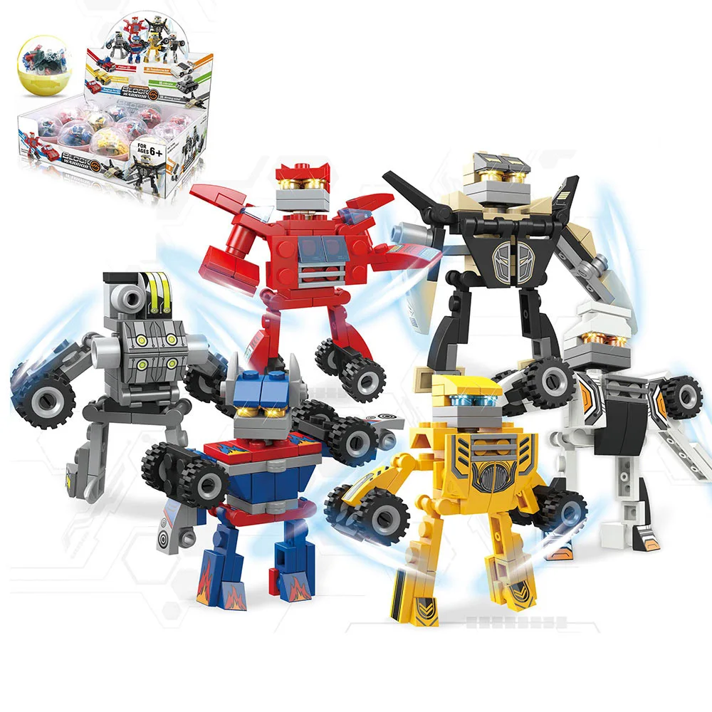 Capsule Packaging Educational Game Diy Mini Brick Set Building Block ...