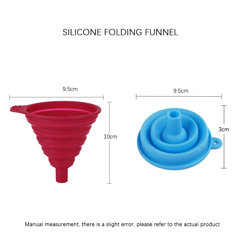 WEIMU Wholesale Collapsable Silicone Rubber Funnel Custom Food Grade ...