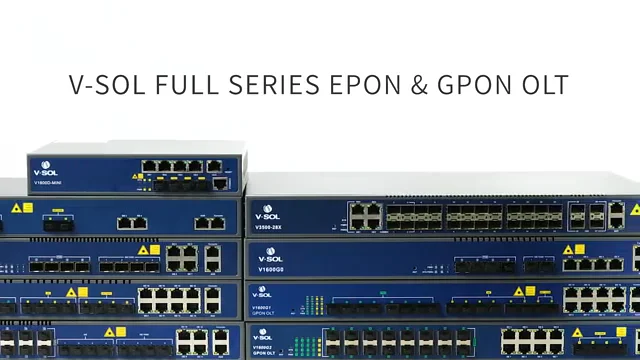 4 Port 8 Port 16 Port 10g Gepon Epon Olt With Px20+ Px20+++ Sfp Double ...