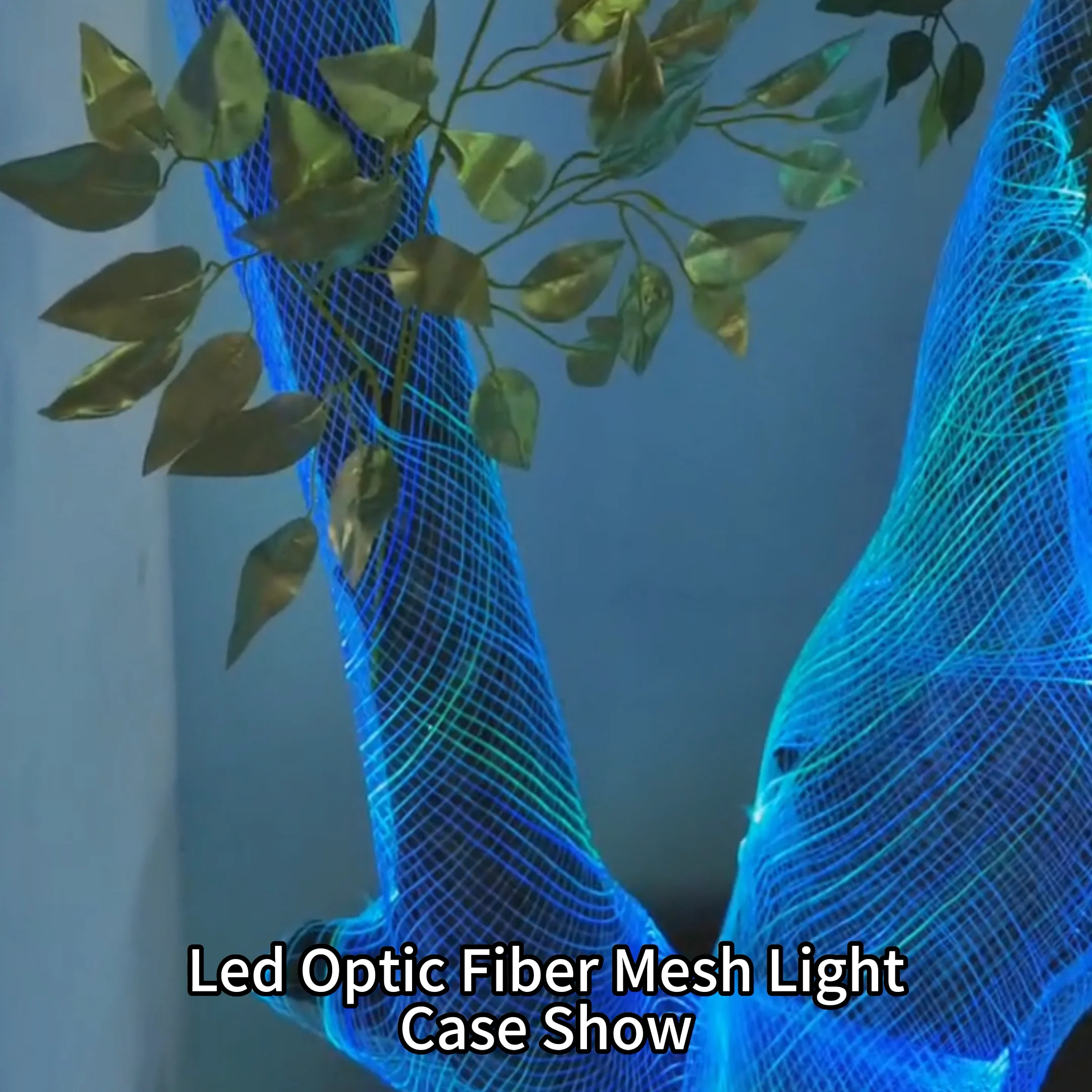 Led Fiber Optic Mesh Light For Decoration - Buy Led Fiber Optic Mesh ...