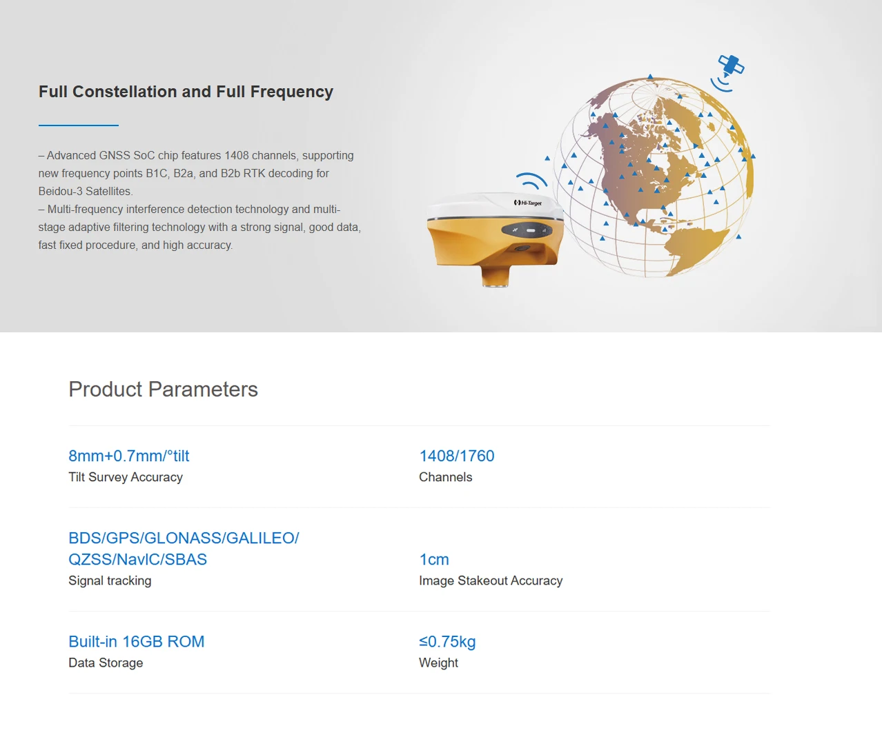Hi Target V500 GNSS RTK - Precision Surveying Instrument