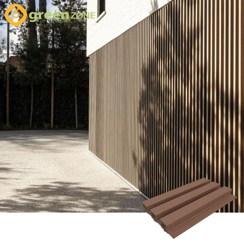 House Siding Exterior Flashing Timber Look Outdoor Louver Wall Panels ...
