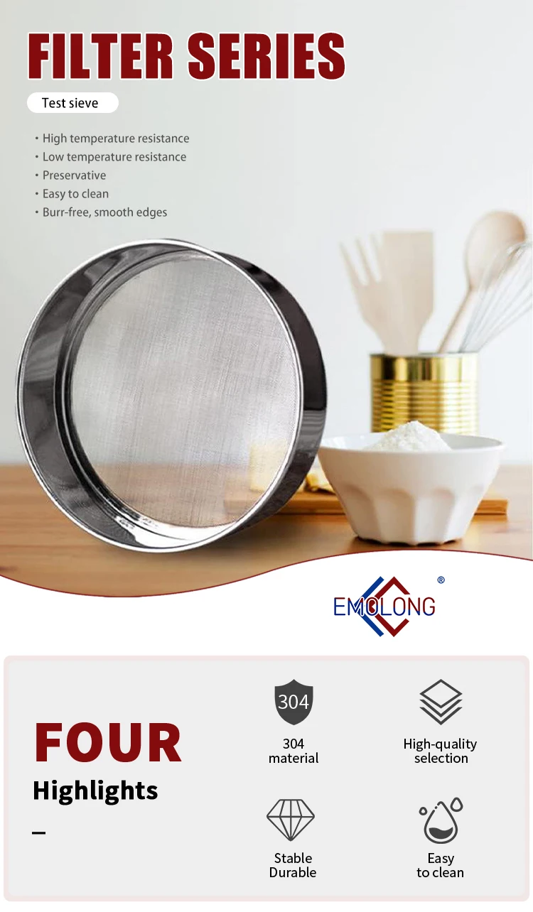 Stainless Steel Micron Mesh Soil Test Sieve Set Laboratory Test Sieve ...