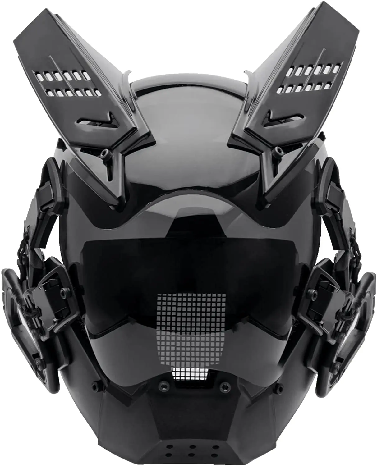 Cyberpunk Mask Black - Halloween Cosplay Costume Mask