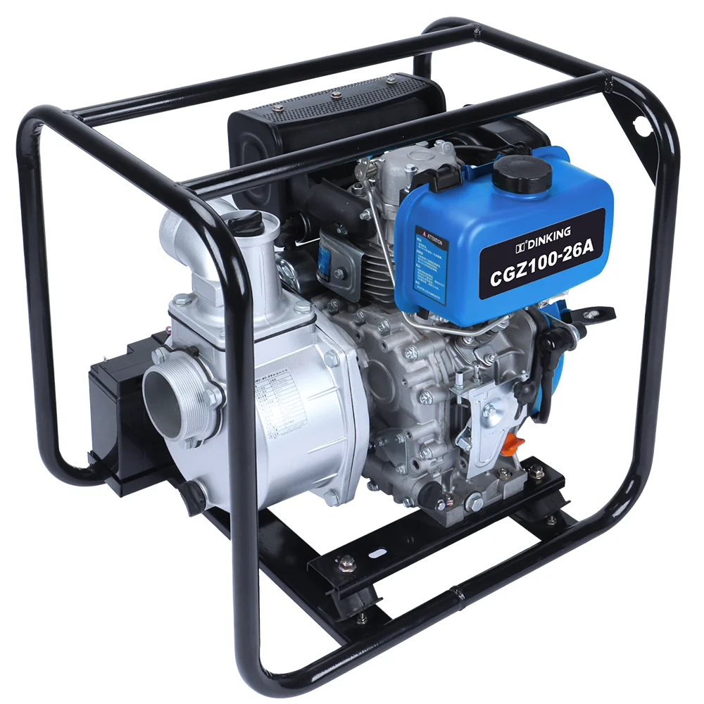 Dinking CGZ100-26 186F 418cc Water Pump diesel Gasoline Water Pump ...