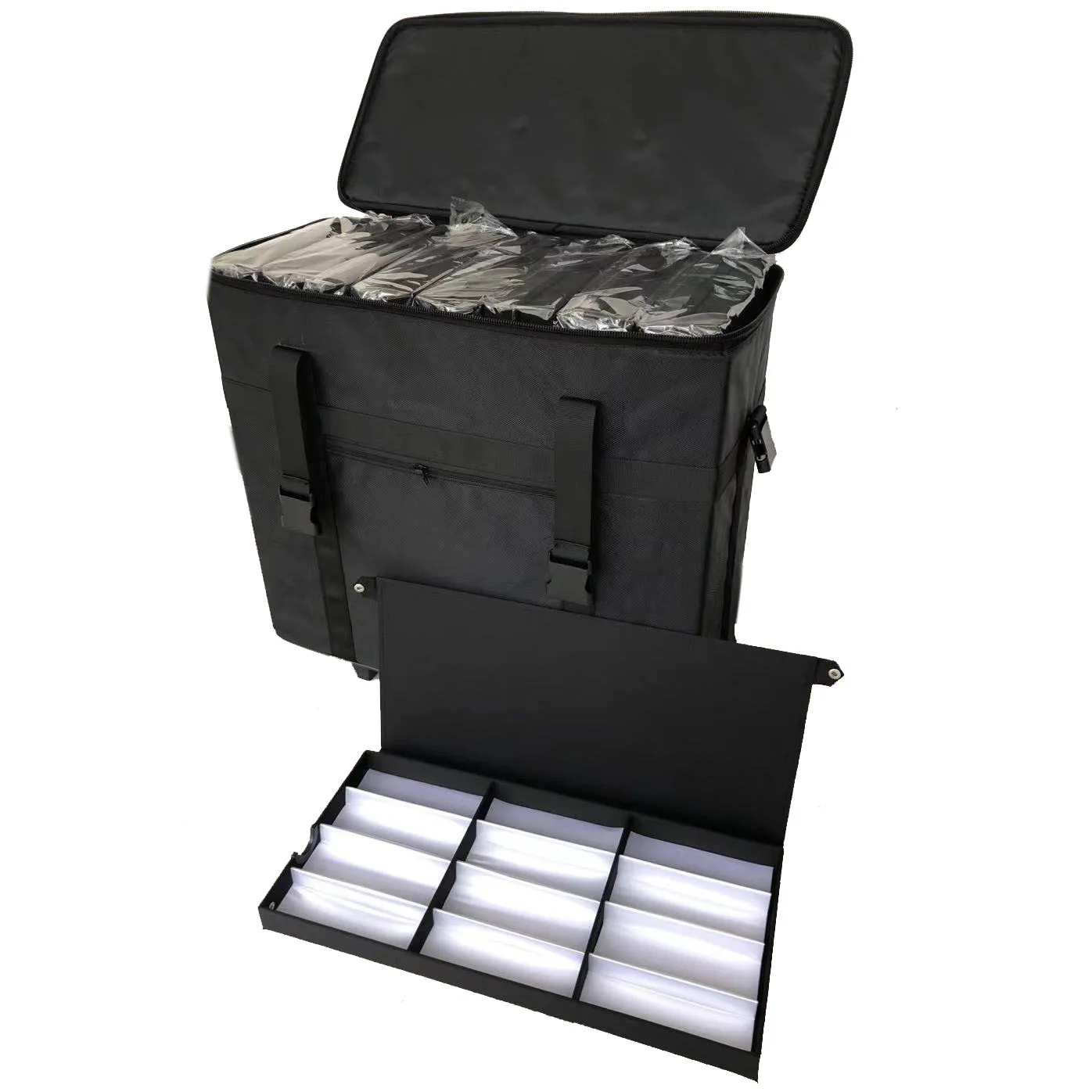 Custom Can Move Trolley 10 Trays Sunglasses Storage
