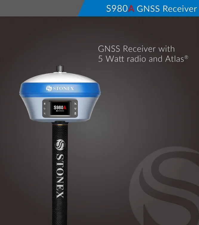 Stonex S980a Gnss Receiver S6ii Gps Rtk With 5 Watt Radio And Atlas S6ii Gnss Rtk - Buy Stonex ...