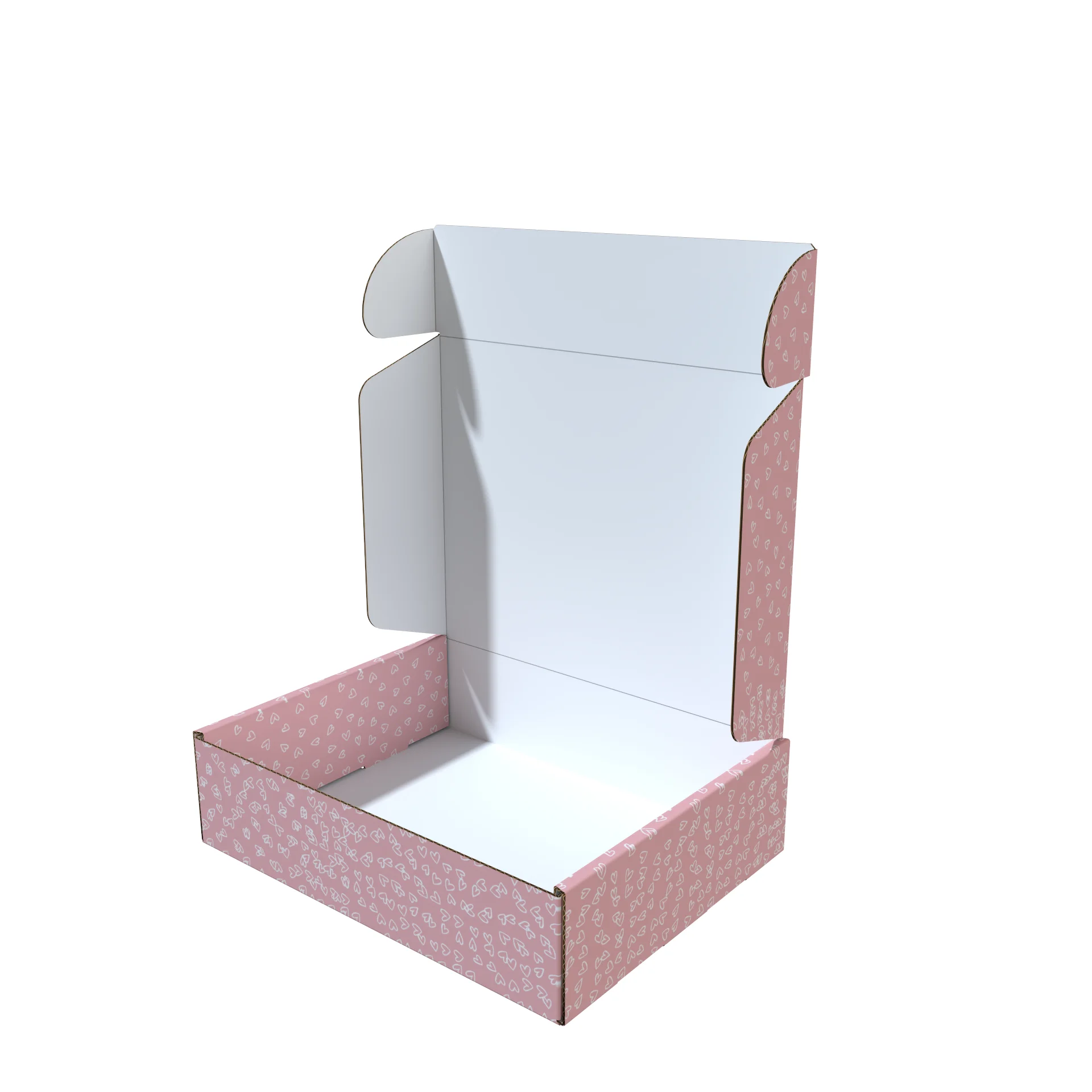 Custom Logo Pink Shipping Boxes - Perfect for Small Business