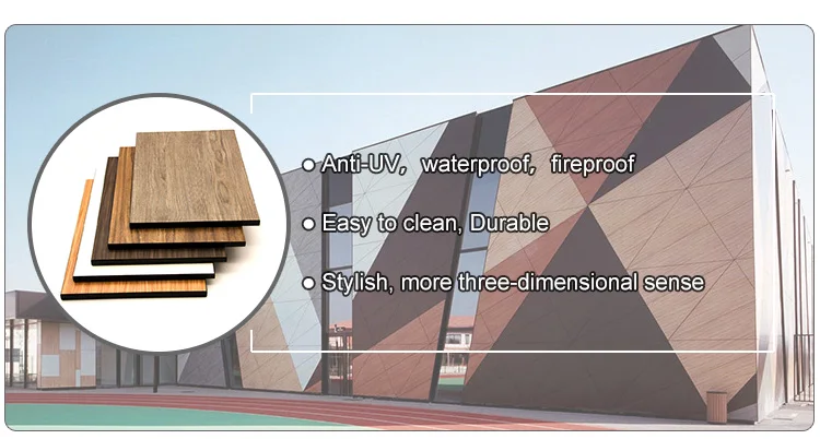 Anti-uv 8mm Exterior HPL Facade Board for Outdoor Cladding