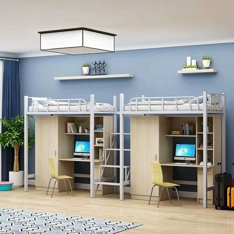 Lakshyo Factory Price Single Loft Bed With Storage Locker And Table ...