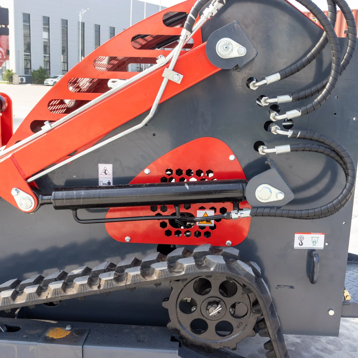 Crawler Skid Loader 23Hp 25 Hp Engine Small Loaders Loading Weight 380 ...