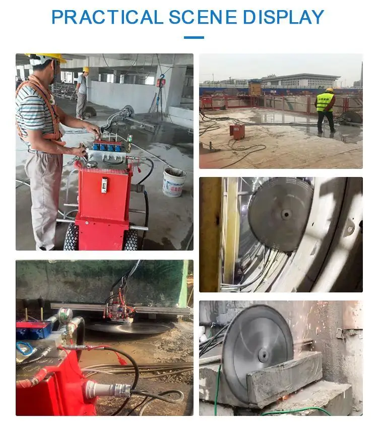 Electric Hydraulic Concrete Wall Cutting Machine Automatic Rail Wall ...