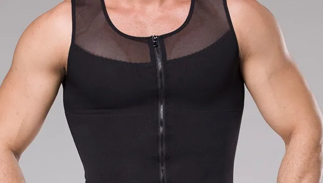 Men Shapewear Chest Compression Shirt To Hide Gynecomastia Moobs ...