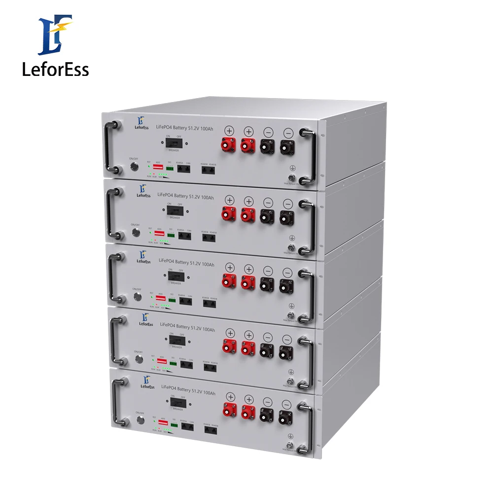 Leforess Lifepo4 High-voltage Lithium Ion Battery 10.24kwh Stackable ...