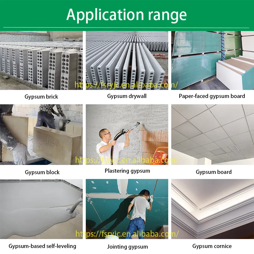 Chinese Factory FGD Gypsum Powder for Daywall & Gypsum Board
