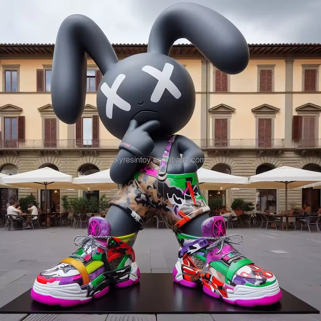 Custom Large Pop Art Design - Life-Size Fiber Glass Statue